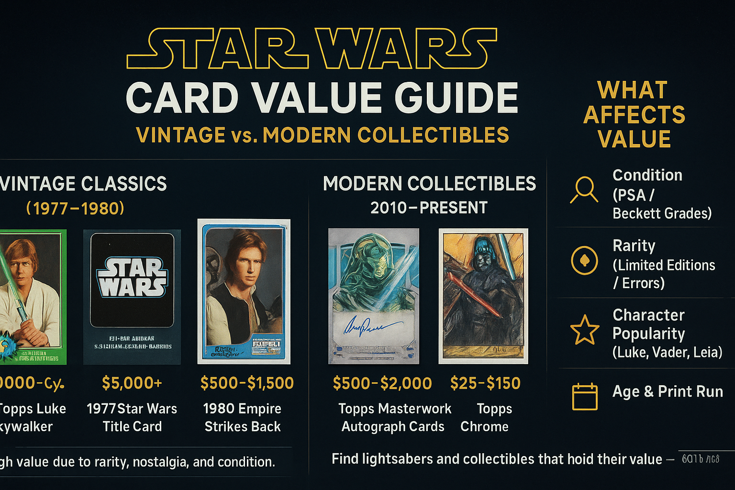 💰 Are Star Wars Cards Worth Anything? A Collector’s Guide to Value and ...